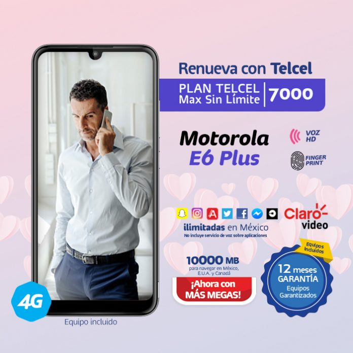 Renueva tu Plan Telcel Max Sin Límite 7000 y celebra el mes del amor