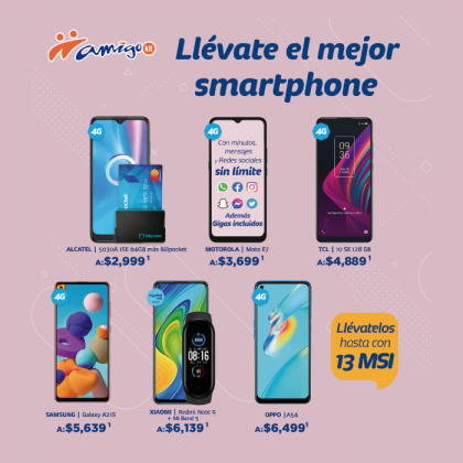 Con Amigo Kit de Telcel adquiere un celular de alta tecnología a gran ...