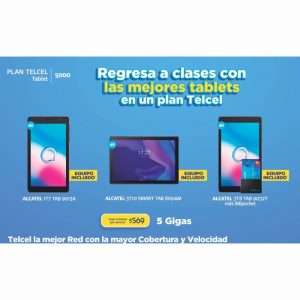 Obtén el mejor regreso a clases estrenando una tablet con un Plan Telcel
