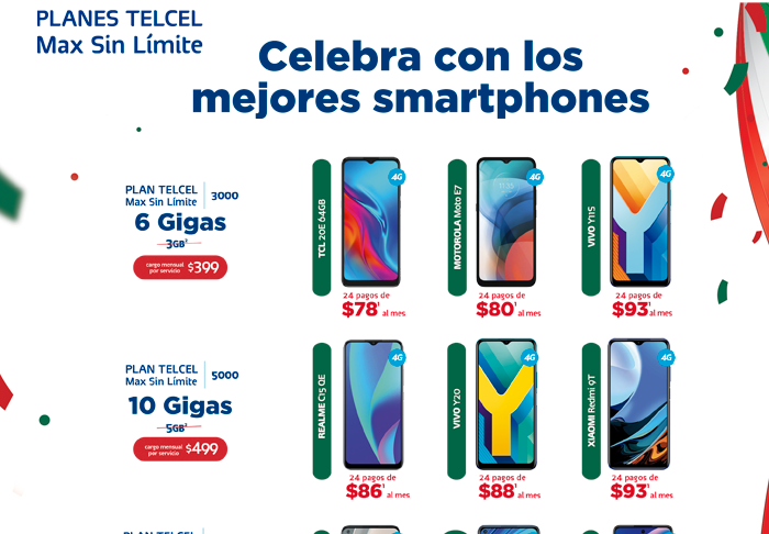 Disfruta de todos los beneficios de tu Plan Telcel Max Sin Límite