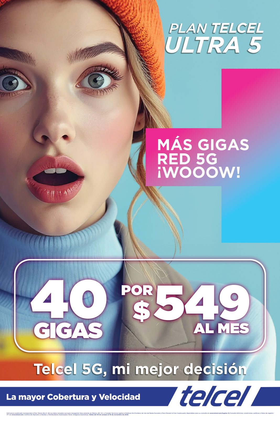 ¡Descubre todos los beneficios del nuevo Plan Telcel Ultra 5 por $549 ...